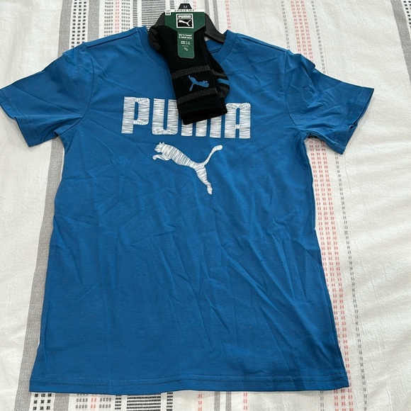 Puma | Matching Sets | Puma Tshirt And Sock Set | Poshmark